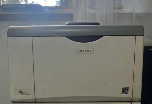 Принтер ricoh sp4310s с картриджами