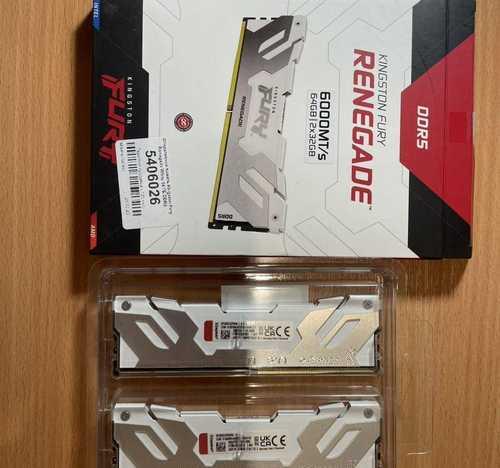 Ddr5 64gb 6000 Kingston fury renegade