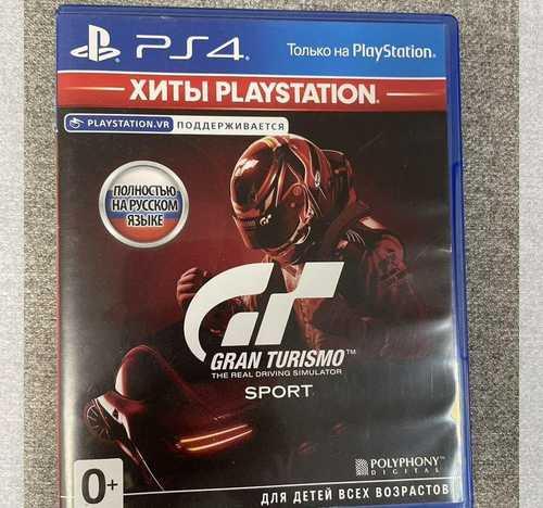 Grand turismo sport ps4,полностью на русском языке