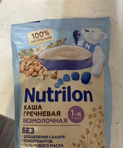 Детские каши безмолочные nutrilon