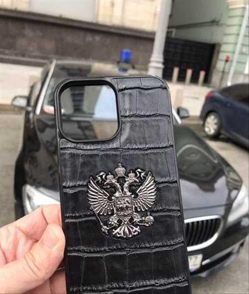 Чехол с гербом России iPhone 13 PRO MAX