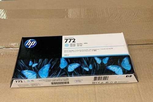 Картридж струйный HP 772 CN632A светло-голубой