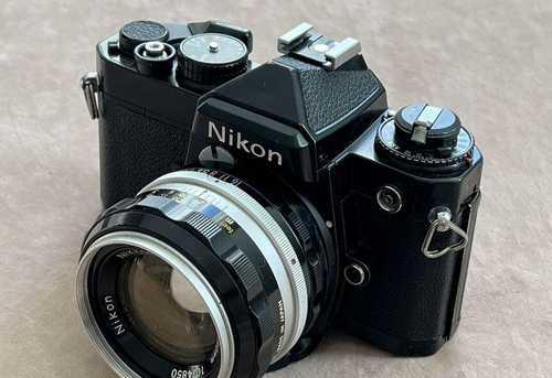 Плёночный фотоаппарат Nikon FE + 50/1.4