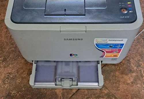 Принтер лазерный samsung clp-310