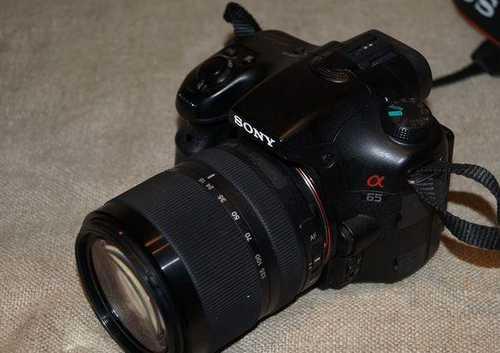 Sony A65 18-135mm kit 17800 кадров+ сумка Доставка