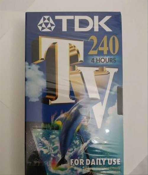 Видеокассеты новые VHS TDK TV240