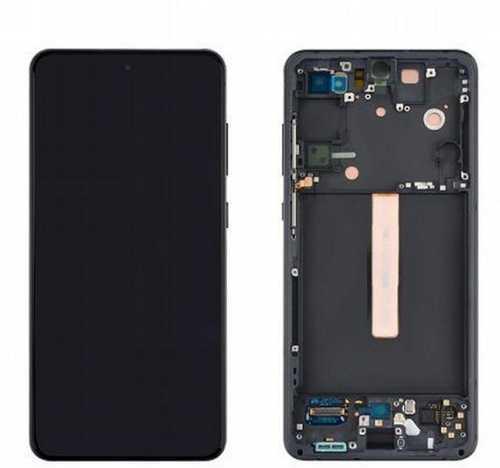 Дисплей для Samsung S21 FE модуль серый - OR (SP)