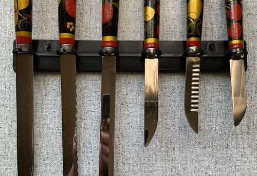 Набор ножей "Хохлома" (СССР)