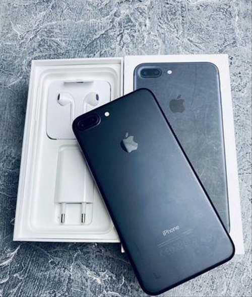 iPhone 7plus черный 256gb