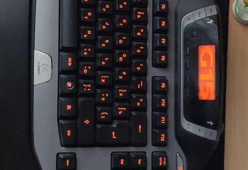 Игровая клавиатура logitech G15 v.1 с дефектом