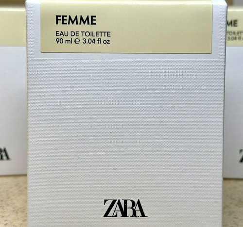 Zara Femme 90 мл оригинал Испания