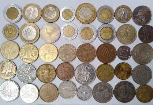 Иностранные монеты, 40 шт