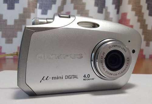 Компактный фотоаппарат olympus mju mini digital