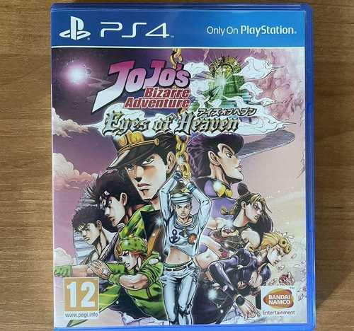 Диск ps4 jojo's Bizarre Adventure: Eyes of Heaven