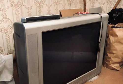 Элт-телевизор с плоским экраном philips