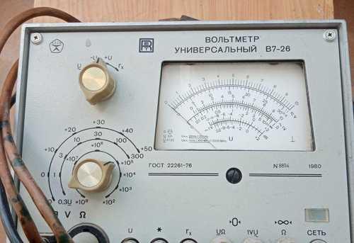 Вольтметр в7 26