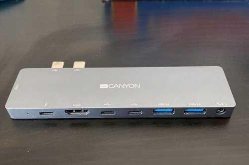 USB хаб canyon 8 in 1 type c
