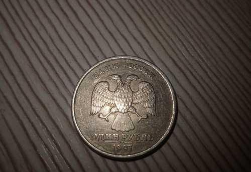 Монета номиналом 1 рубль 1997 года