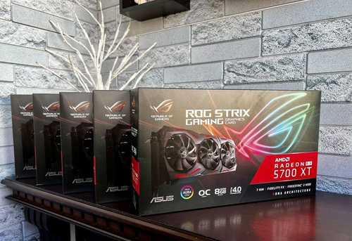 Видеокарта Rx 5700 XT 8GB Asus Rog Strix OC/Пломба