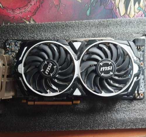 Видеокарта rx580 8gb armor oc