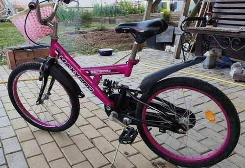 Велосипед детский 20 дюймов для девочки бу