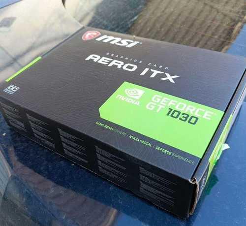 Коробка MSI GeForce GT 1030 aero ITX 2G OC DDR5