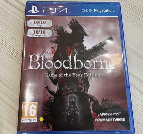 Диск Bloodborne Game Of The Year Edition для plays