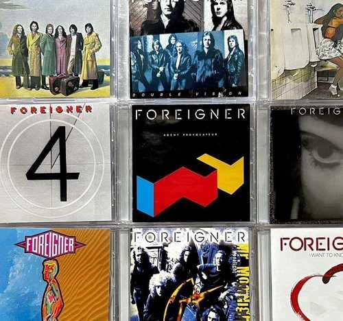 Музыкальные cd диски Foreigner есть все альбомы