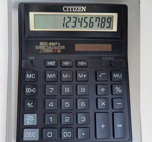 Калькулятор citizen sdc 888 tii