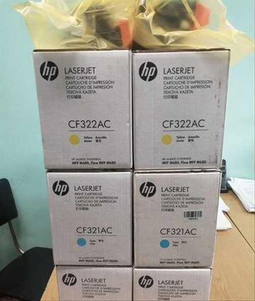 Картридж HP cf322ac, cf321ac, cf323ac комплект