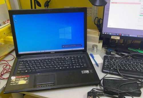 Игровой ноутбук MSI GE70 2PL (I5-4210H, GTX 850M)