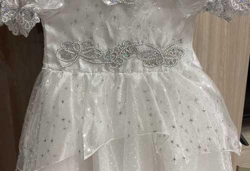 Платье снежинка