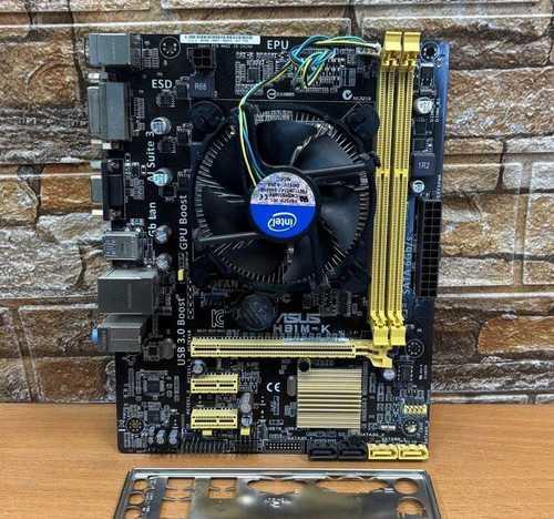 Комплект Asus H81M-K   G3470   Кулер LGA 1150