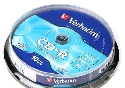Диски CD-R Verbatim Extra Protection 52x (10 штук)