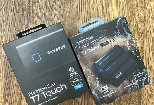 Samsung t7 2tb portable ssd touch/shield