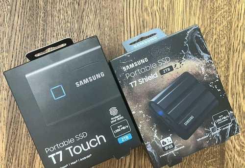 Samsung t7 2tb portable ssd touch/shield