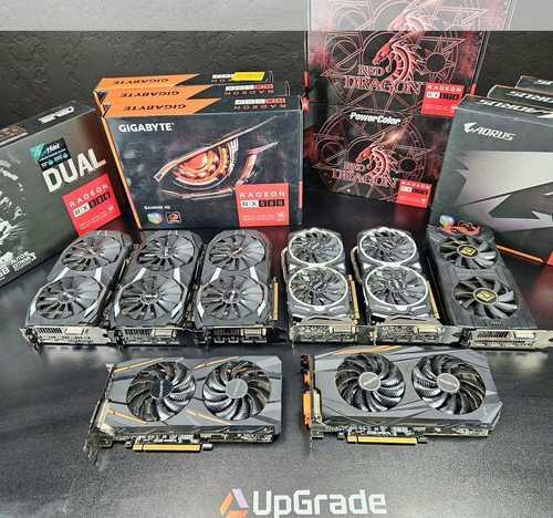 Игровые видеокарты Radeon RX 570 / RX 580 на 4GB