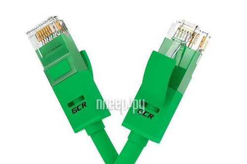 GCR UTP 24AWG cat.5e RJ45 T568B 7.5m Green GCR