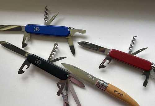 Мультии ножи Victorinox Swiss и Opinel
