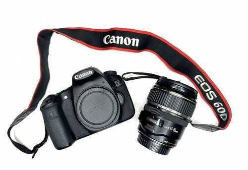 Фотоаппарат Canon 60d с обьективом 17-85 USM