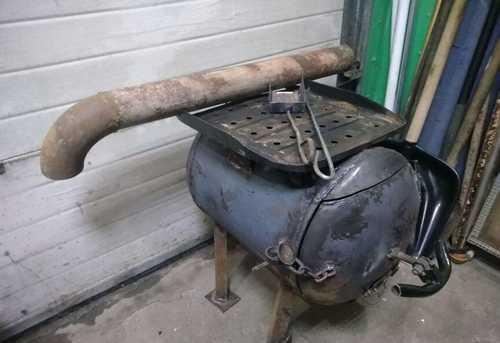 Печка для гаража металлическая