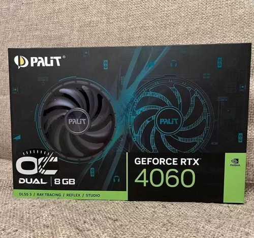 Видеокарта Palit nvidia GeForce RTX 4060 dual 8GB