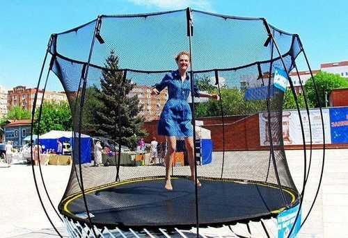 Батут с защитной сеткой 6,8,10,12 FT + лестница