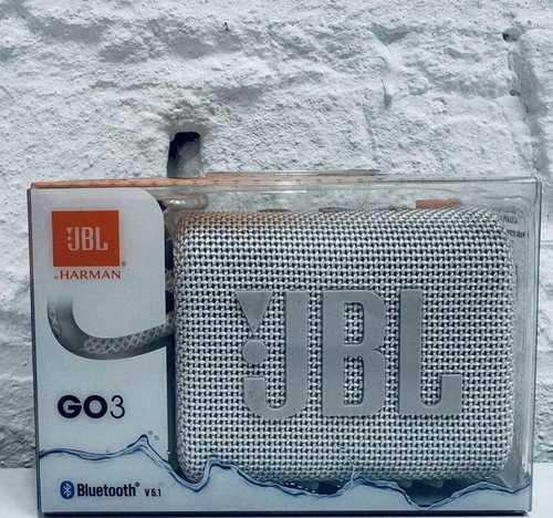 Беспроводная акустика JBL Go 3 White