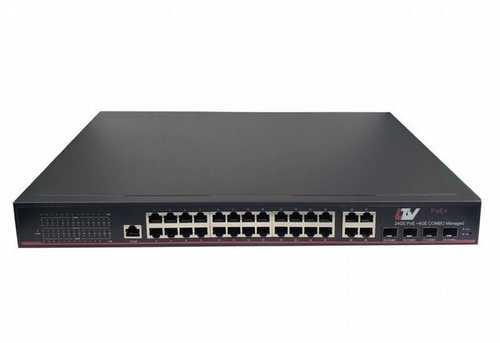 Управляемый коммутатор L2+ POE LTV-3S24G4C-MP