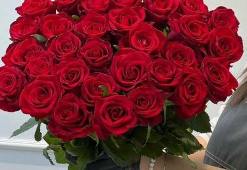 Букет с доставкой Розы 55 101 151 25 Цветы