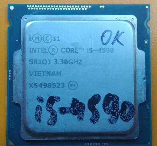 SR1QJ Core i5-4590 4 ядра 3,3GHz TDP 84W LGA 1150