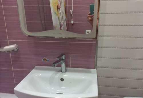 Тумба для ванной бу и шкаф с зеркалом