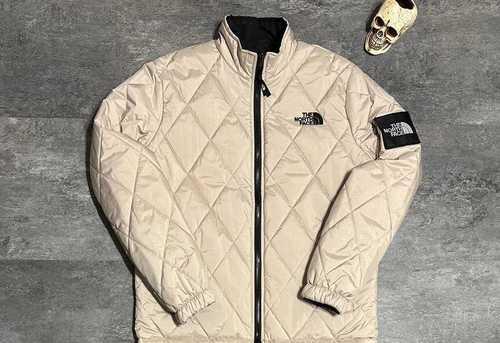 Куртка двухсторонняя The North Face бежевая