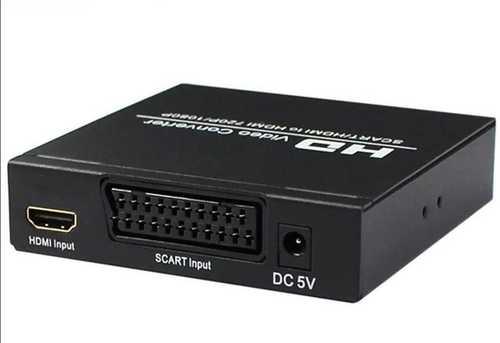 Преобразователь скалера RGB Scart в hdmi